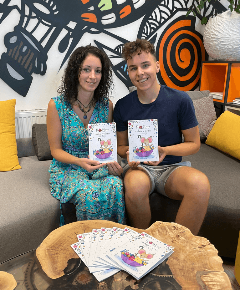 pobarvanka barbara lavric rozice rastejo v dezju 3 (1) • Založba 5ka